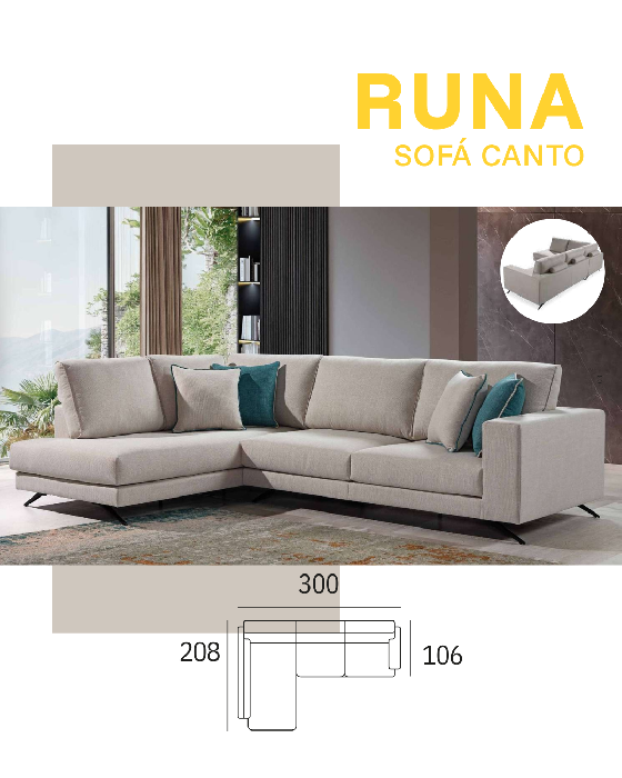 RUNA Sofá Canto :: Studio Sofá Interior Design